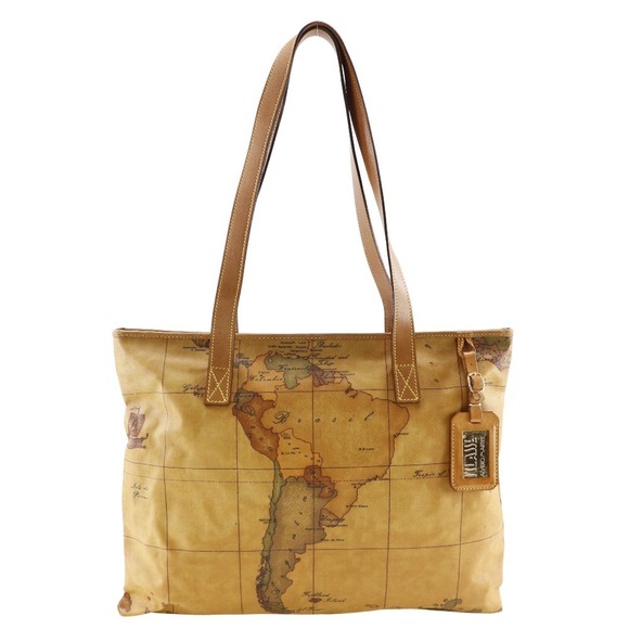 Other | Bags | Other Prima Classe Pvc Coated Canvas Tote Bag | Poshmark
